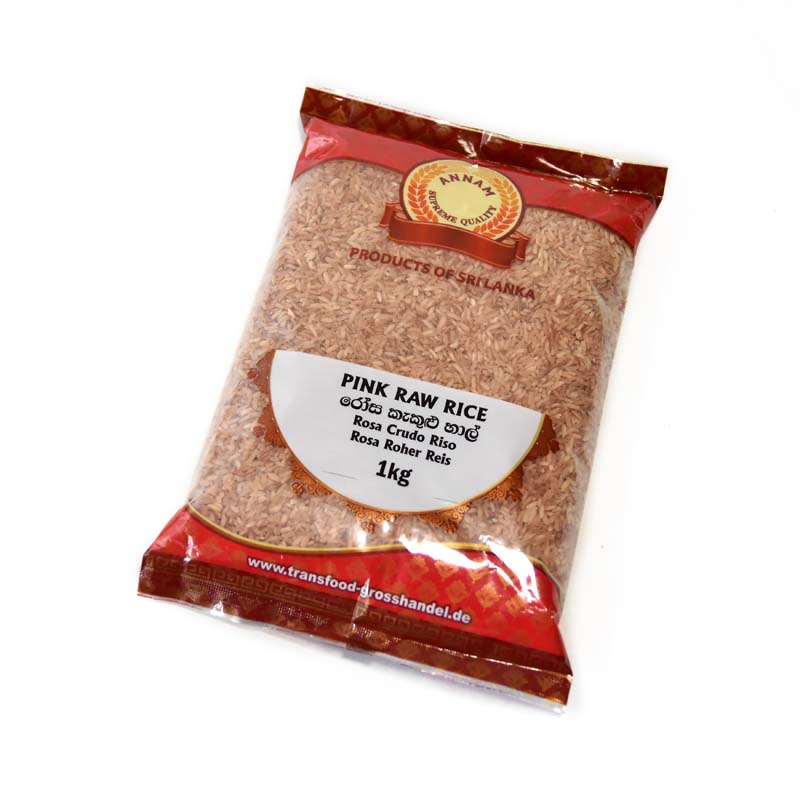 Pink Raw Rice | 1kg - Transfood Lanka