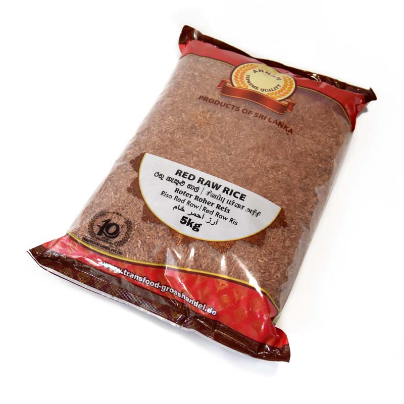 Red Raw Rice | 5kg - Transfood Lanka